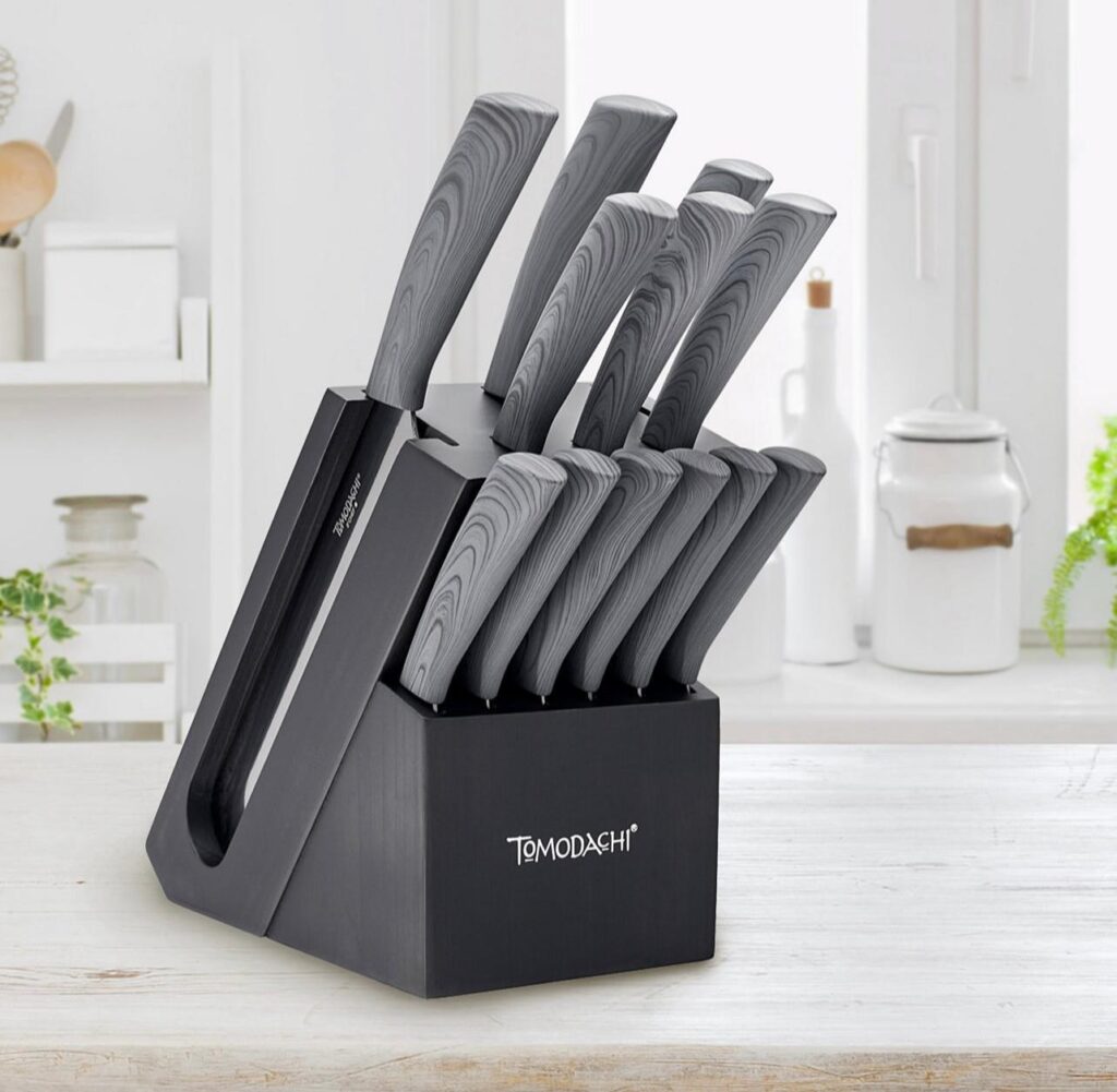 Hampton Forge Tomodachi Raintree Ash 13-Pc. Knife Block Set – Mila Home ...